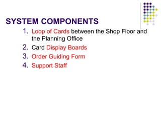 WIP Flow: A Card system for Production Planning and Control | PPT
