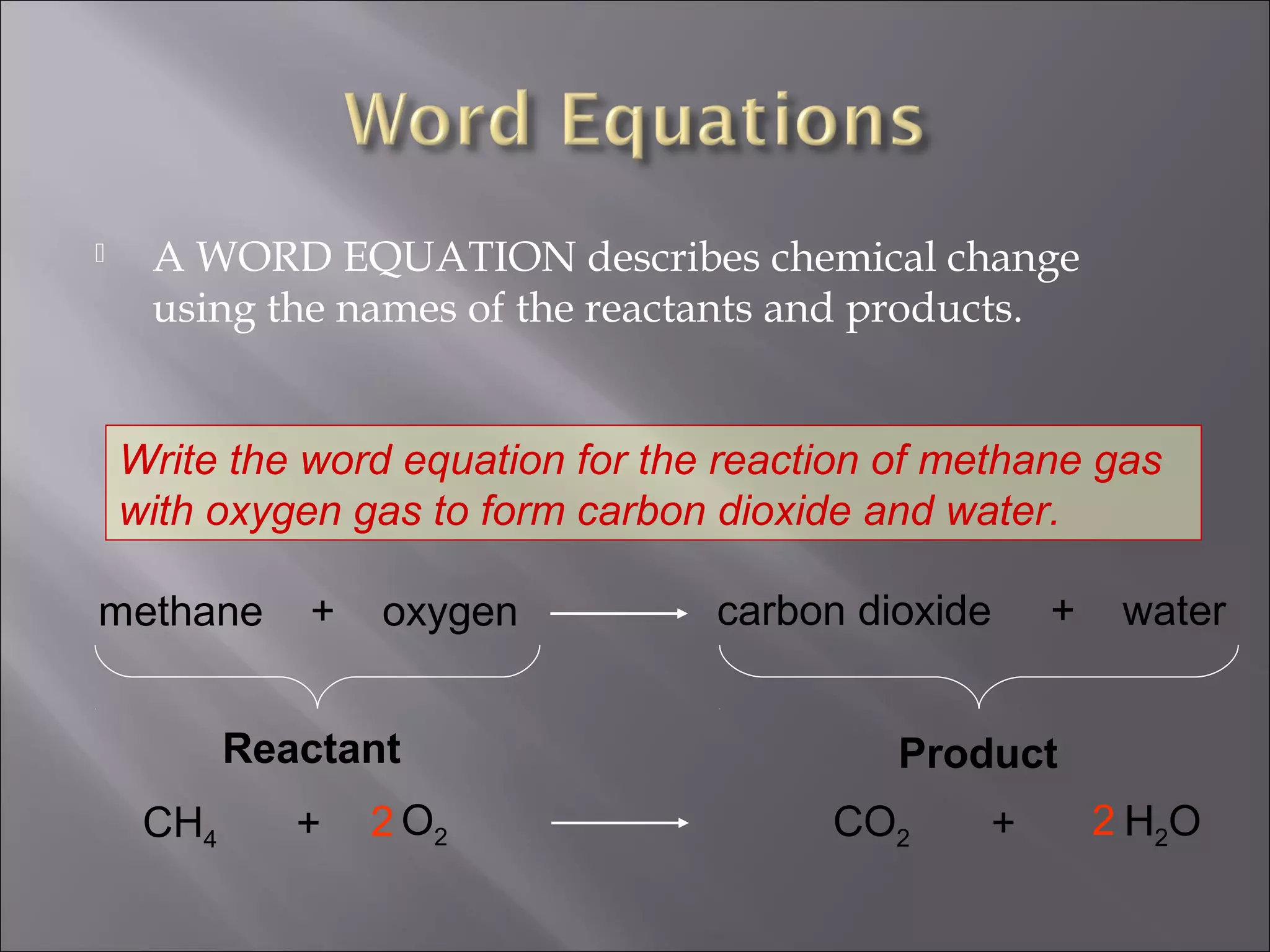CHEMICAL EQUATIONS AND REACTIONS | PPT