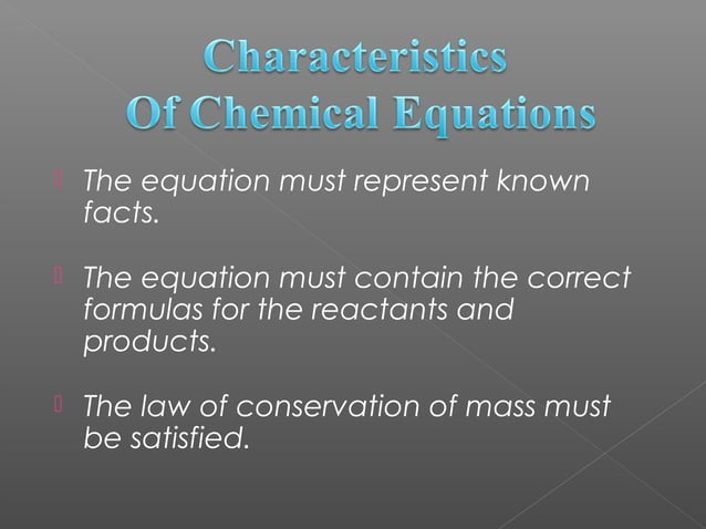 CHEMICAL EQUATIONS AND REACTIONS | PPT | Chemistry | Science