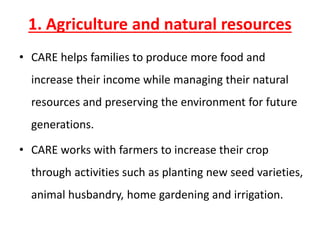 Cooperative for assistance and relief everywhere (CARE) | PDF