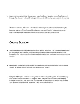 Care certificate standard 3 | PDF