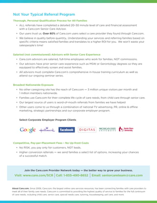 Care.com scr b2 b-brochure | PDF