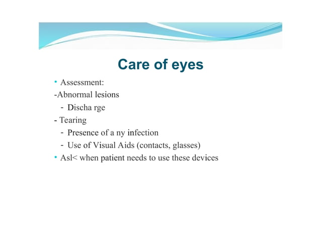 Care-of- Eyes- Ears-and-Nose presentation | PPT | Oral care | Personal Care