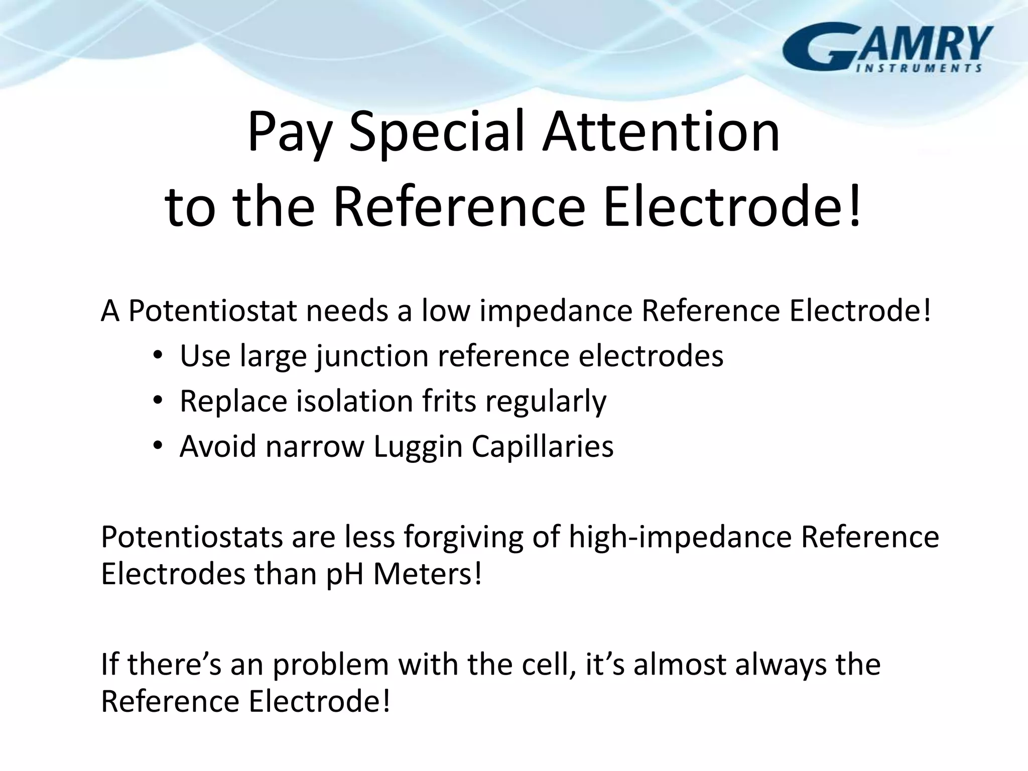 Care of Computer-Controlled Potentiostats | PPTX