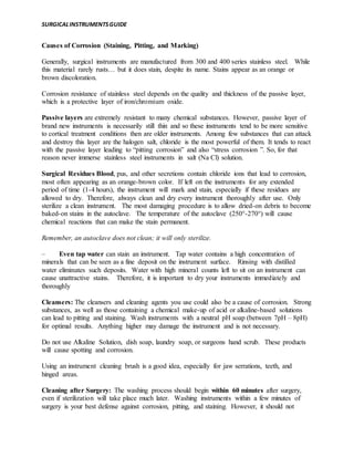 Care of-surgical-instruments | DOCX