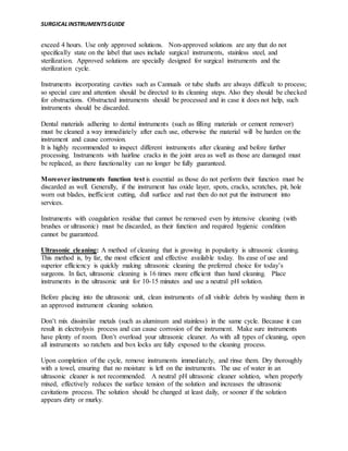 Care of-surgical-instruments | DOCX