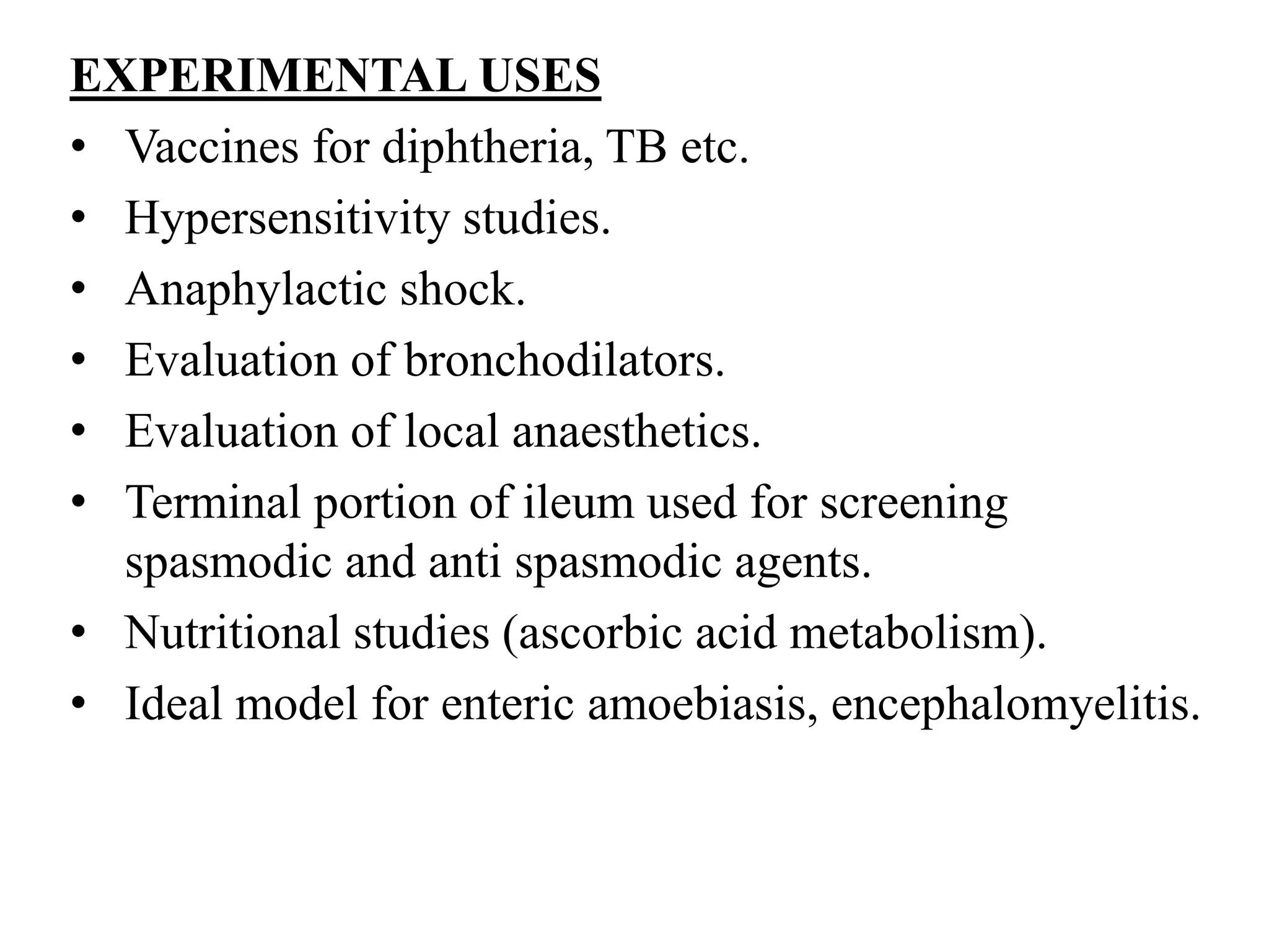 Care and handling of laboratory animals – rabbit, guinea pig | PPTX