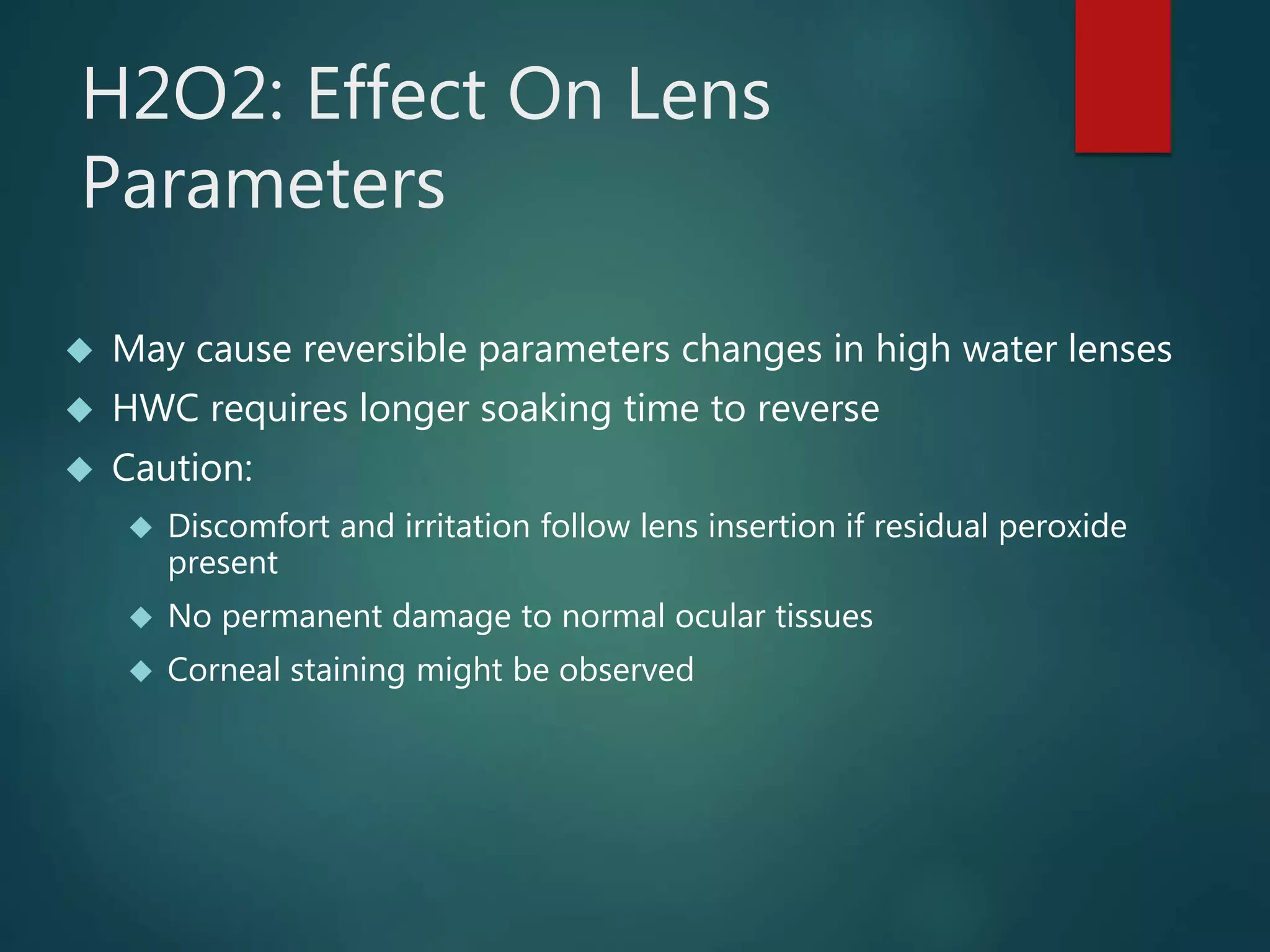 Care and maintenance of contact lenses | PPTX