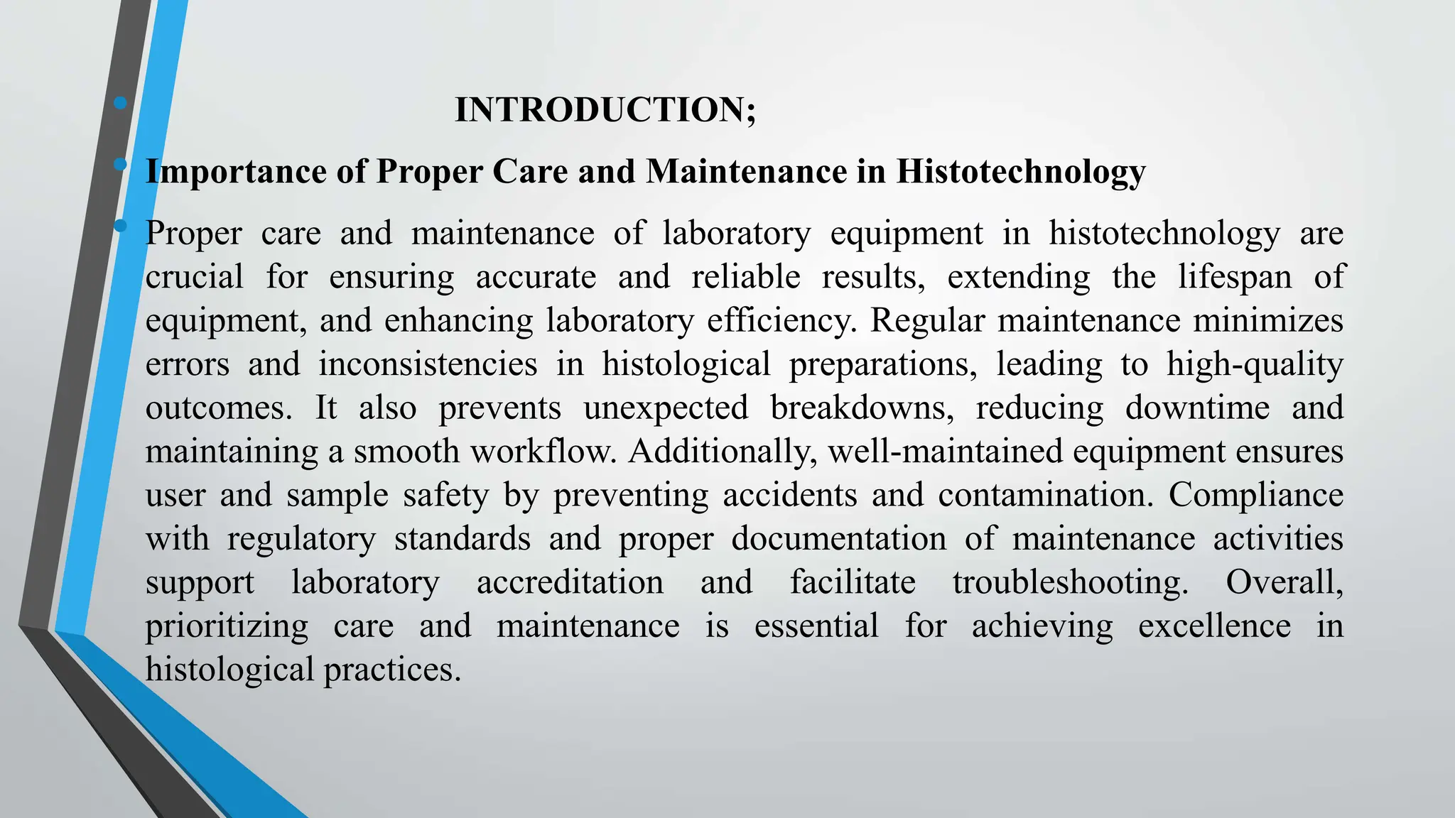 Care and Maintenance of Laboratory Equipment in Histotechnology.pptx