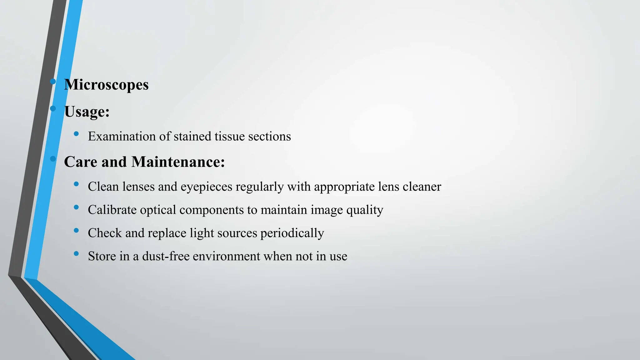 Care and Maintenance of Laboratory Equipment in Histotechnology.pptx