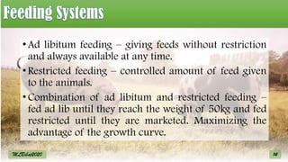 Care and management (growing finishing pigs) | PDF