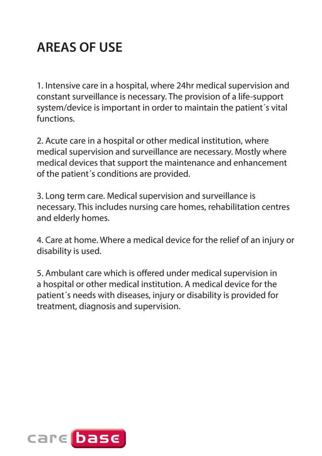 Carebase free bed standard guide BS EN 60601-2-52 | PDF | Healthcare ...