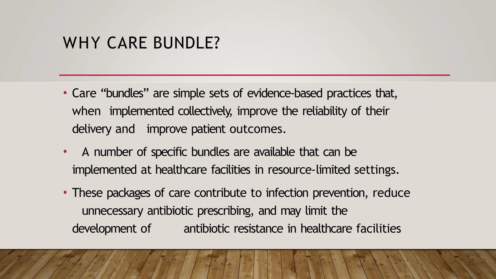 Care Bundle in infection control. IPC, Bunddles | PPTX