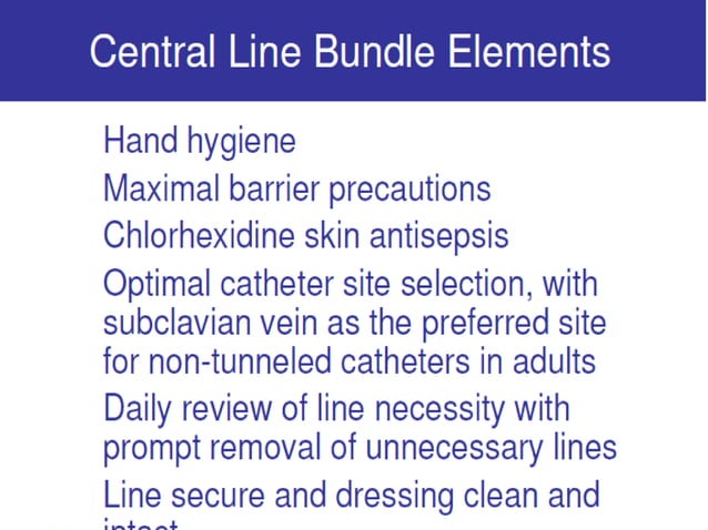 PREVENTION OF HAI : CARE BUNDLE APPROACH | PDF | Lung and Respiratory ...