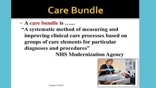 CARE BUNDLES in hospital for infection prevention | PPTX