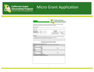CARE Grant Cycle 2 Micro Grants Webinar | PPT
