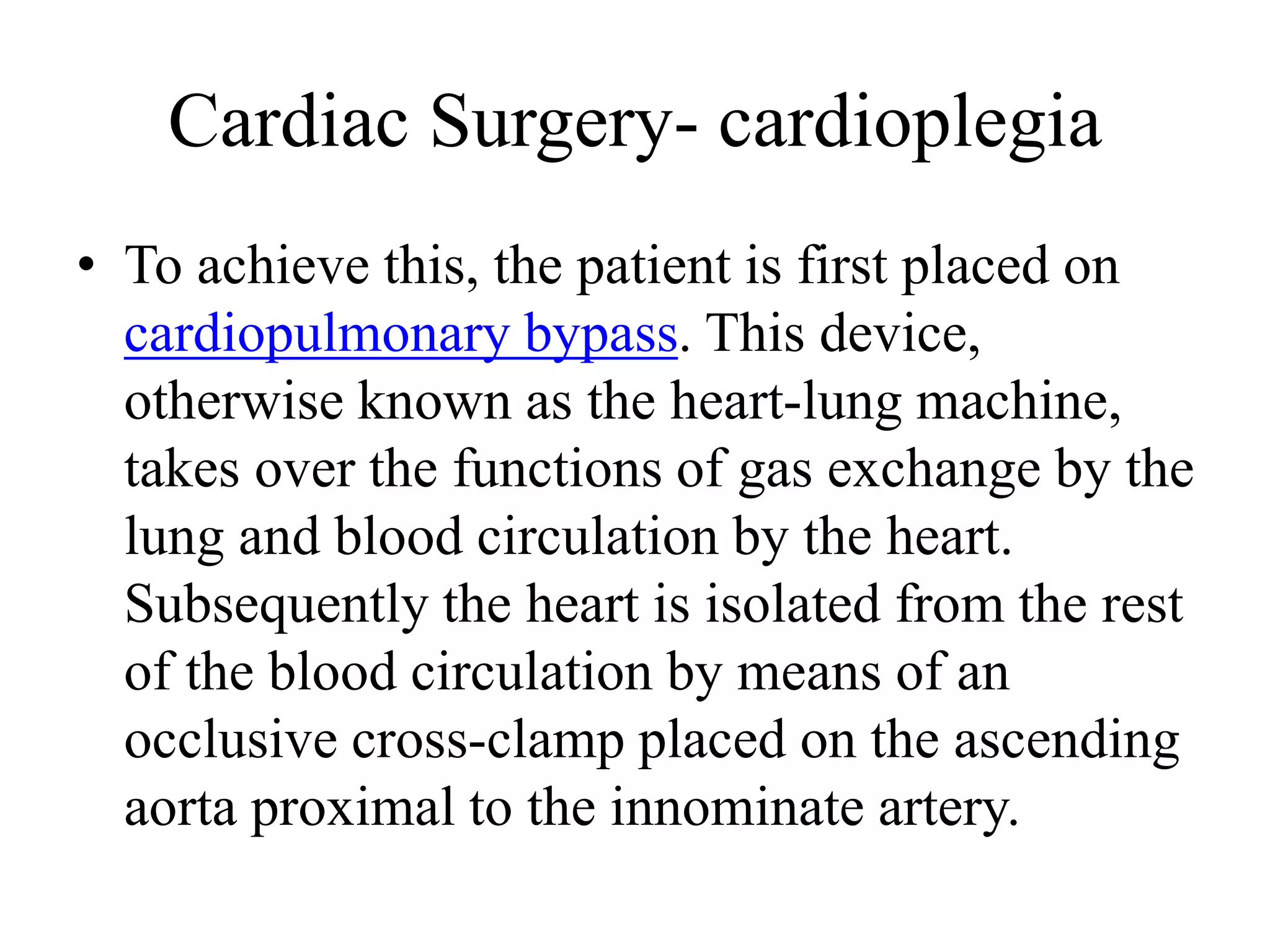 Care cardiac surgery | PPTX