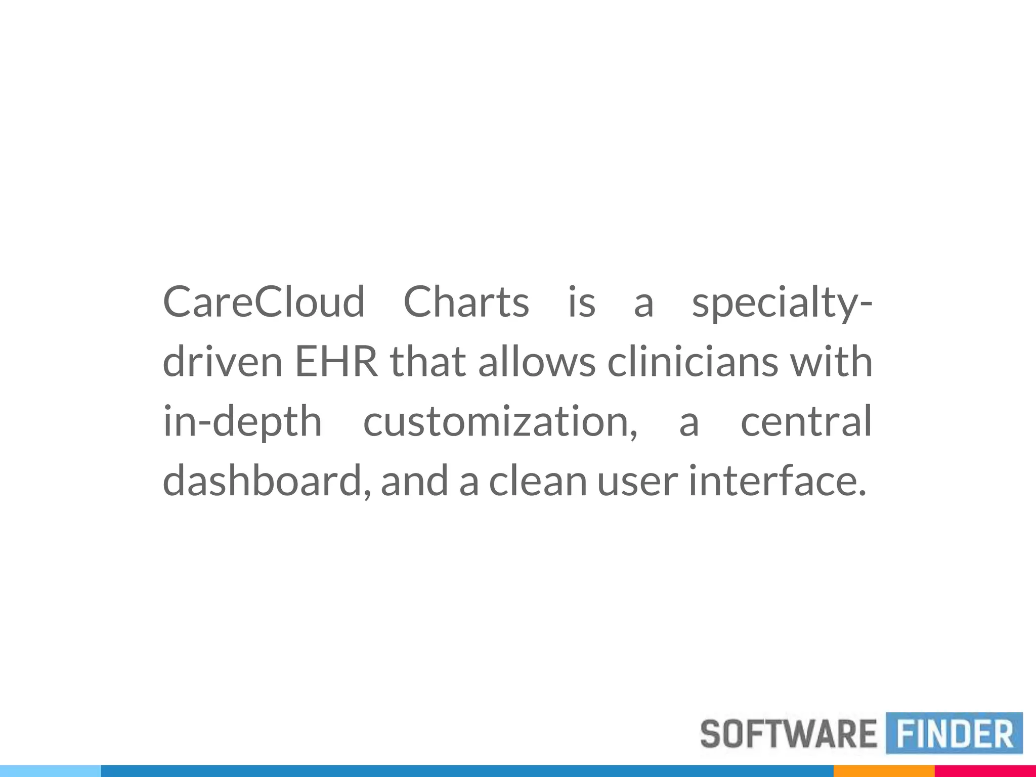 CareCloud EHR - Rating, price, and software features. | PPTX