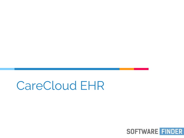 CareCloud EHR - Rating, price, and software features. | PPT