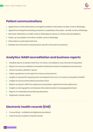 CareClues Command (PMS) + Tracker (QMS): Benefits, Features & Pricing | PDF
