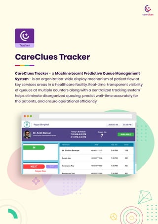 CareClues Command (PMS) + Tracker (QMS): Benefits, Features & Pricing | PDF