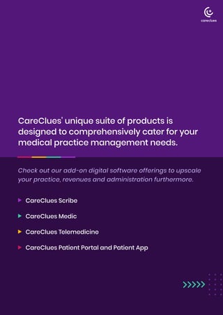 CareClues Command (PMS) + Tracker (QMS): Benefits, Features & Pricing | PDF