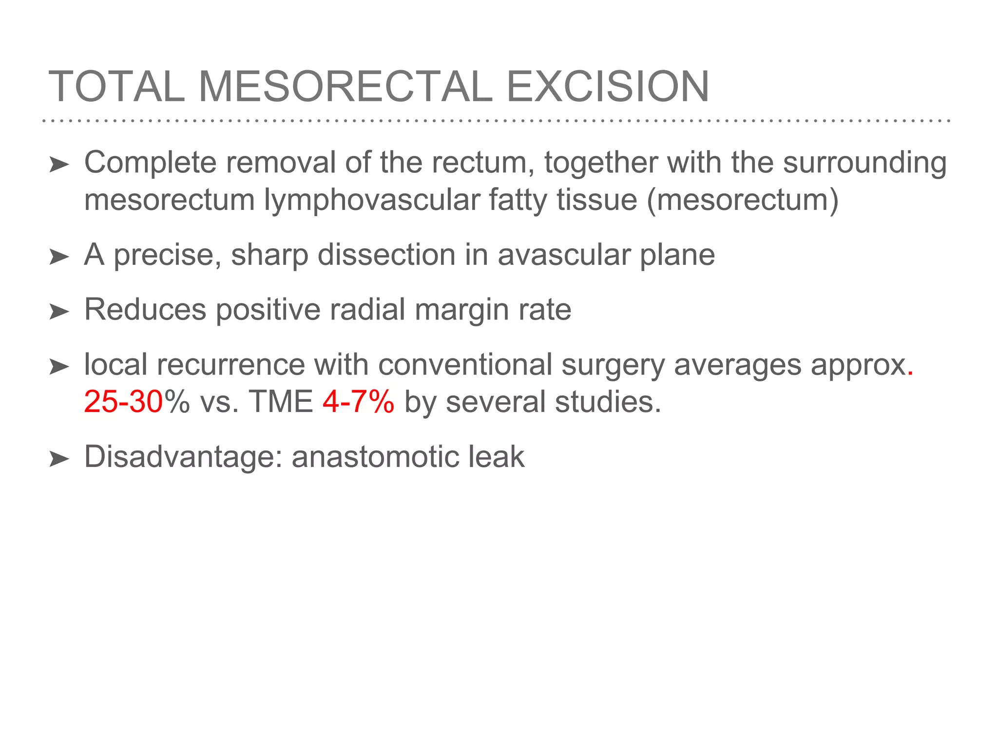 Ca rectum Management seminar 2019 | PPTX