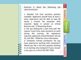 Module 1. Career. | PPTX