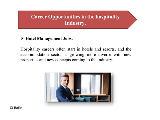 Career opportunities in the hospitality industry. | PPTX | Cruises ...