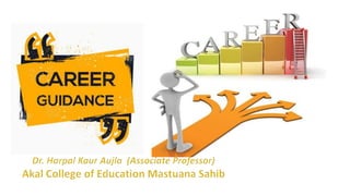 Career guidance for career choices for School Students | PPT