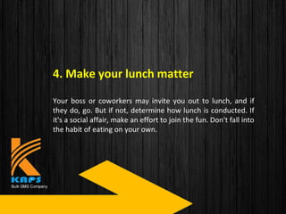 Career - 7 tips for a successful first week on the job | PPT