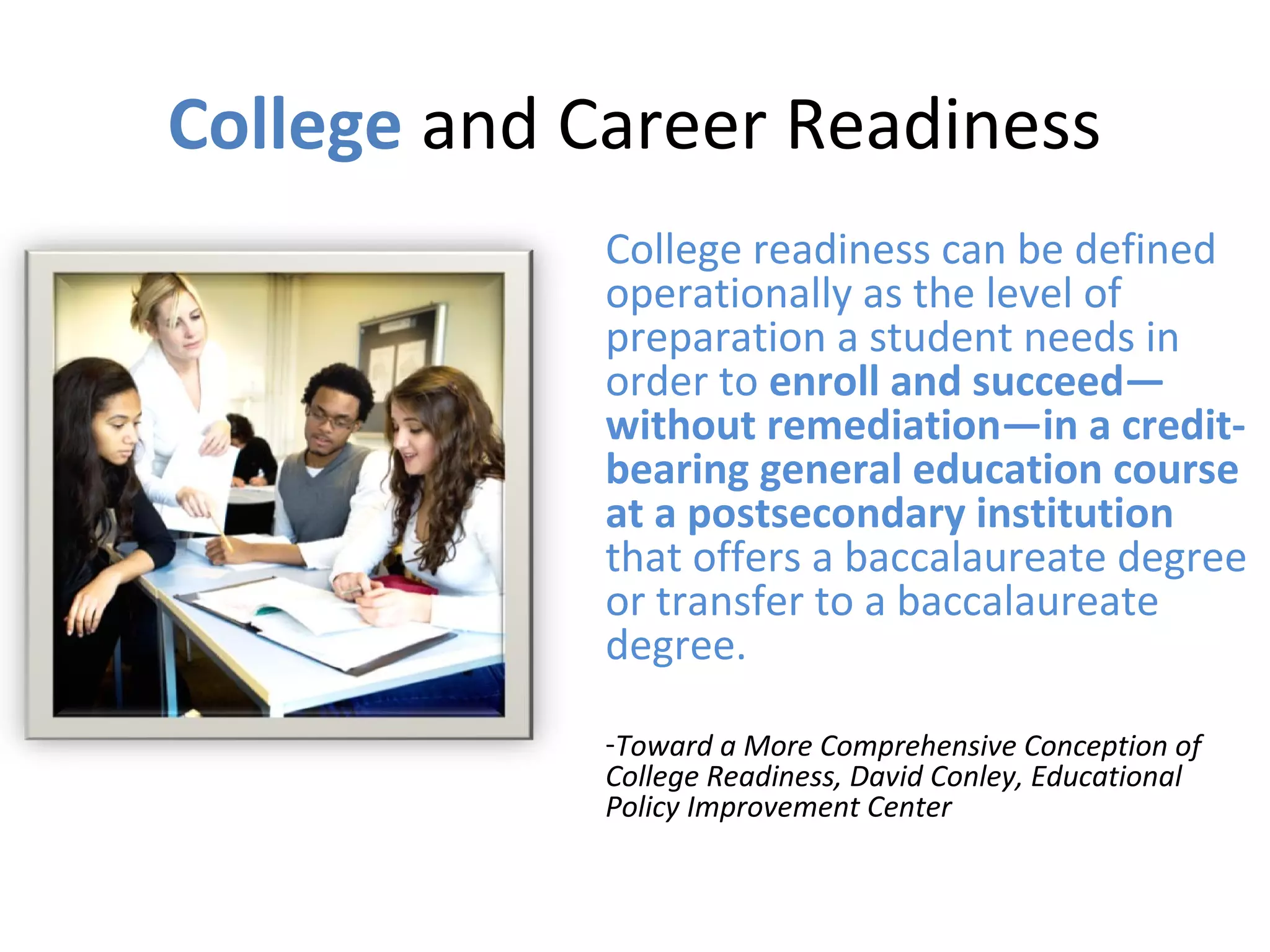 Career and College Readiness | PPT | College Planning | College Education