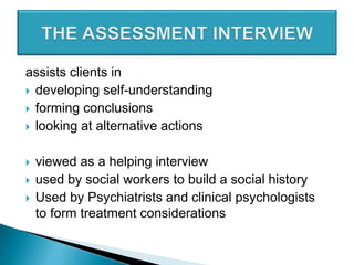 Career counseling interview | PPTX