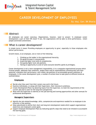Career development-employees | PDF
