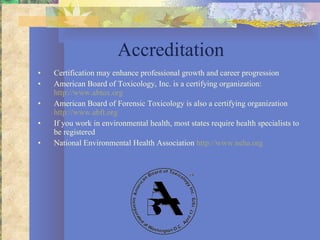 Career Environmental Toxicologist | PPT