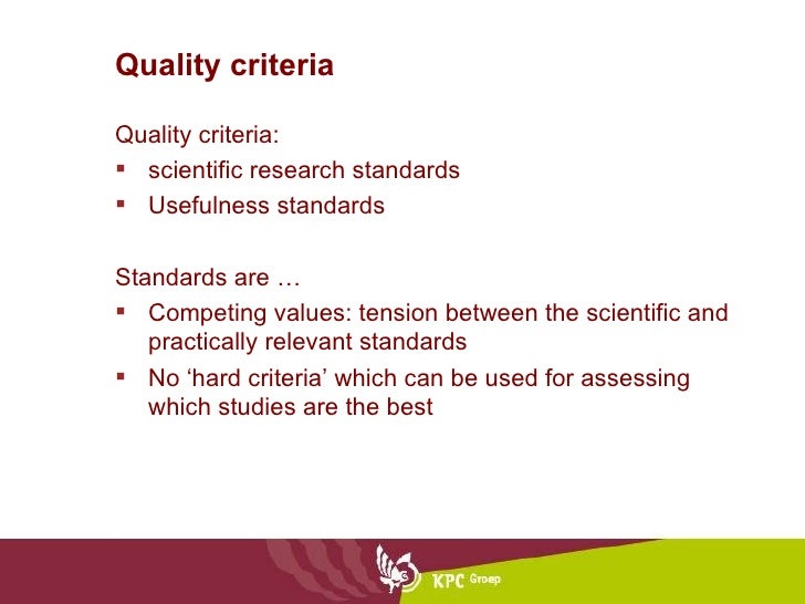 Using quality criteria for practice-based research in a study of care…