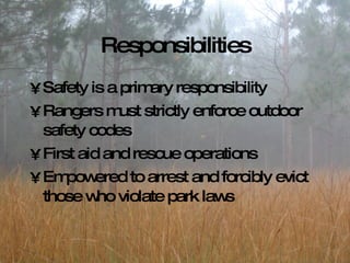 Career Park Ranger | PPT