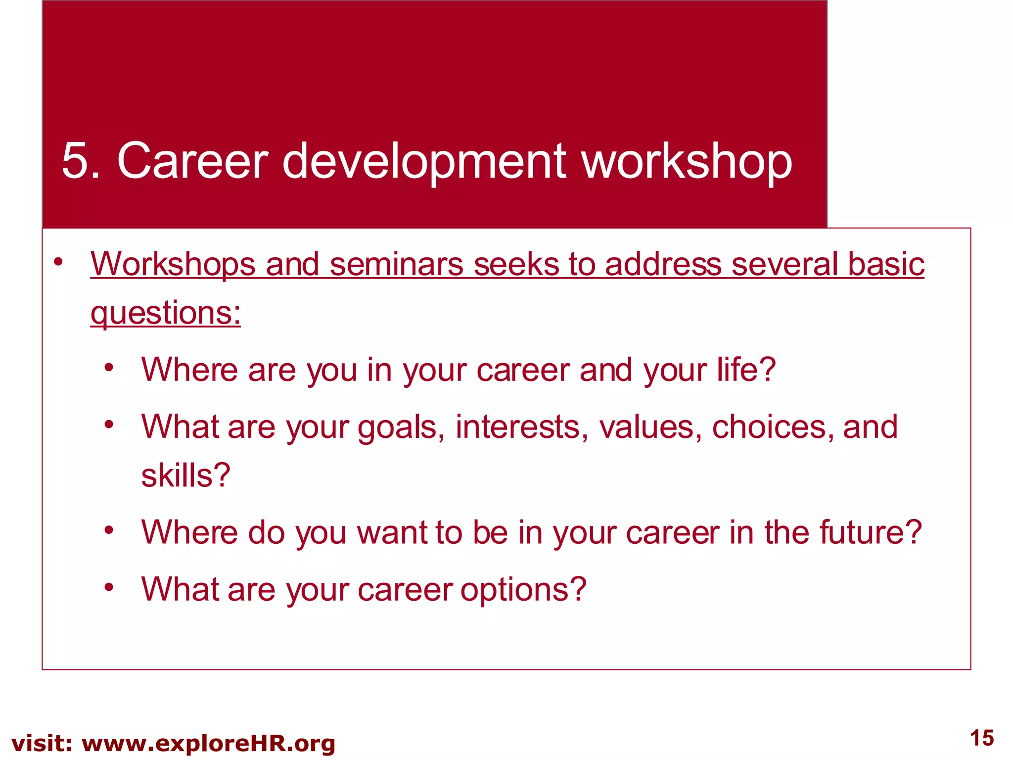 Career Planning and Development | PPT