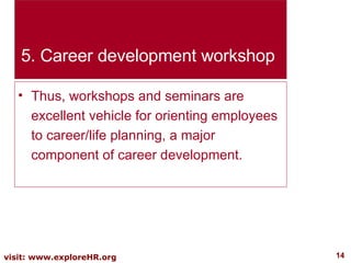 Career Planning and Development | PPT