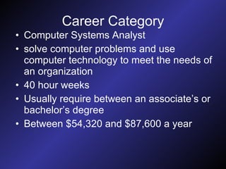 Career Planning Assignment | PPT | Free Download