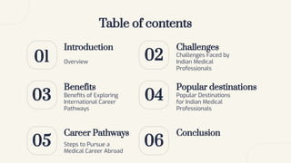 International medical pathways for Indian students | PDF