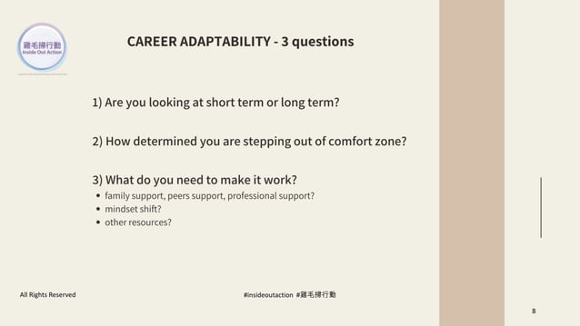 Career Adaptability - creating your career in challenging times! | PPTX