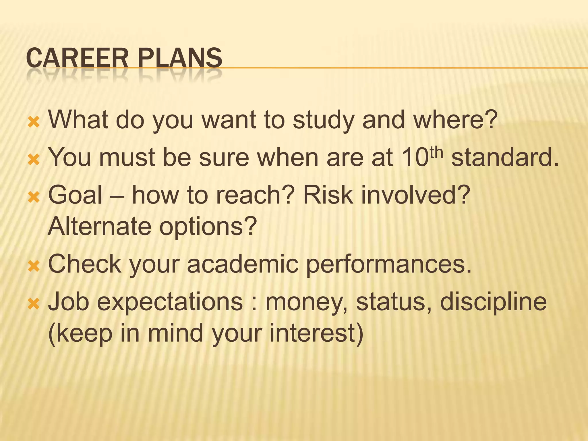 Career after 10 th | PPTX