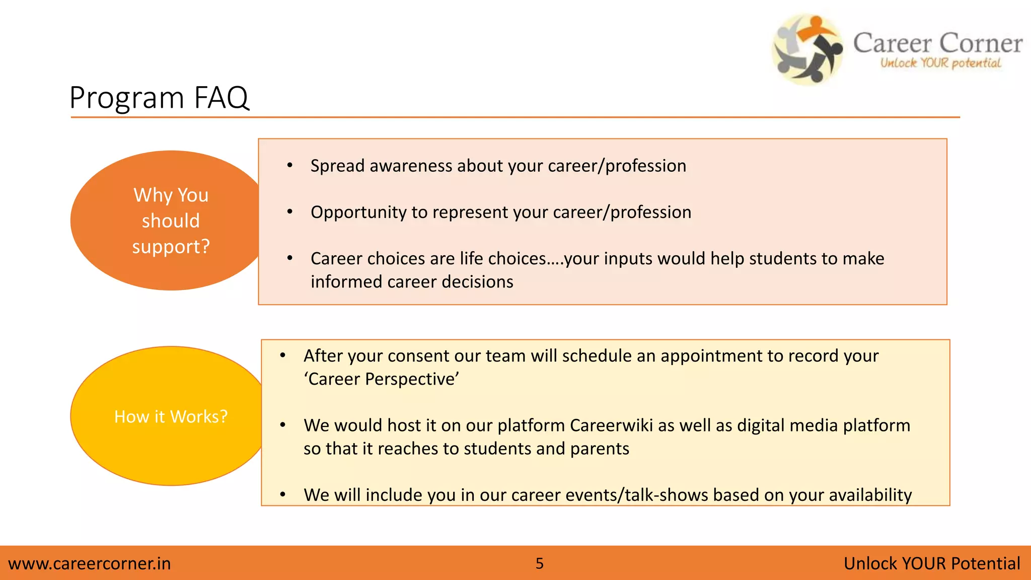 Career Ambassador Program | PPTX