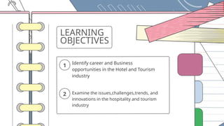 career and business opportunity in hospitality | PPTX