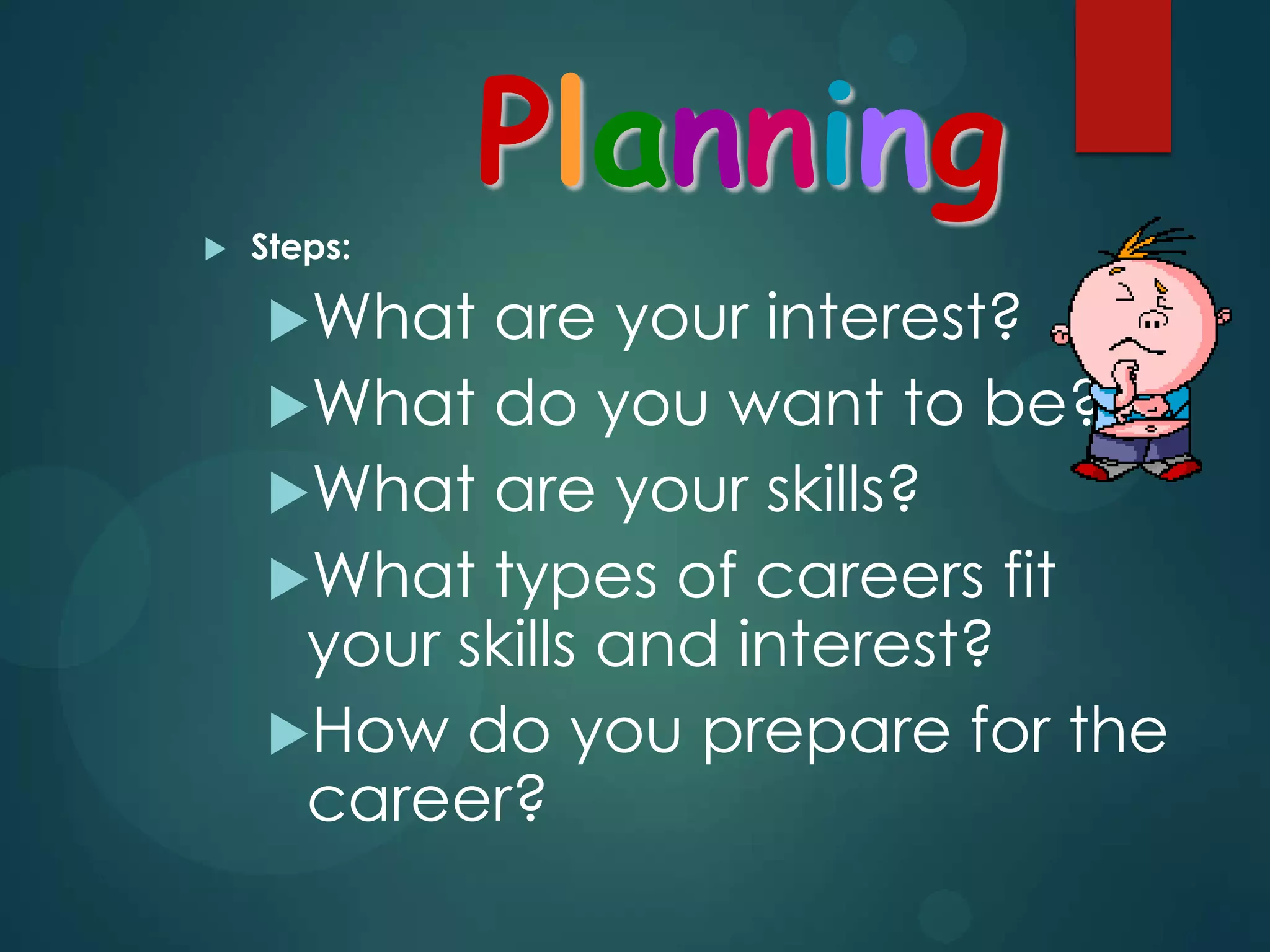 Career and career choices | PPTX