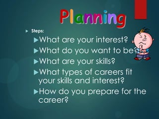 Career and career choices | PPTX