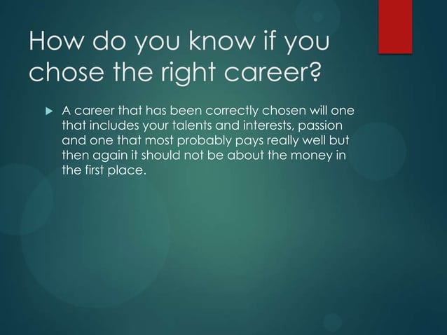 Career and career choices | PPTX | Resume Writing and Advice | Job Search