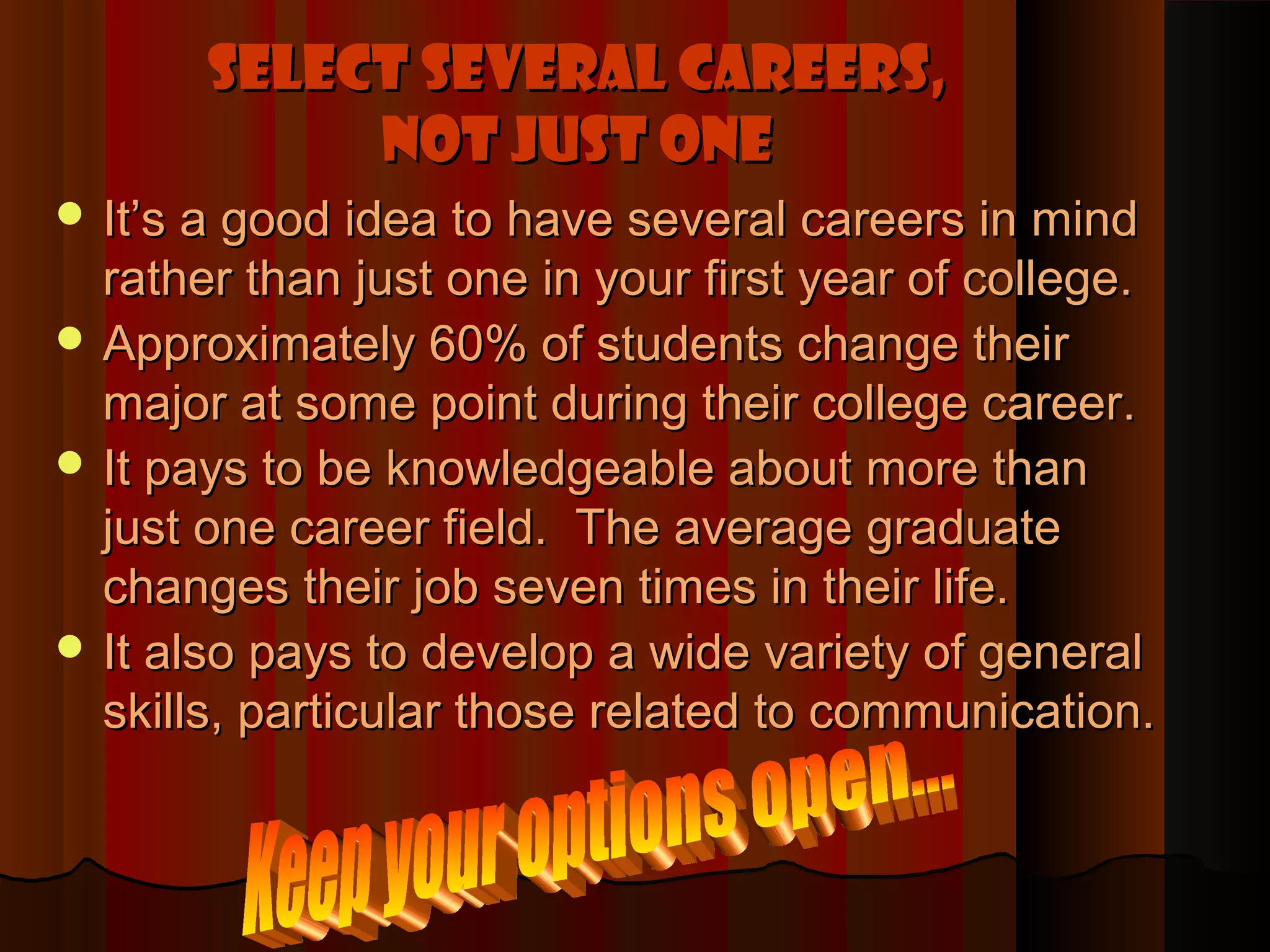 Career and career choices | PPT