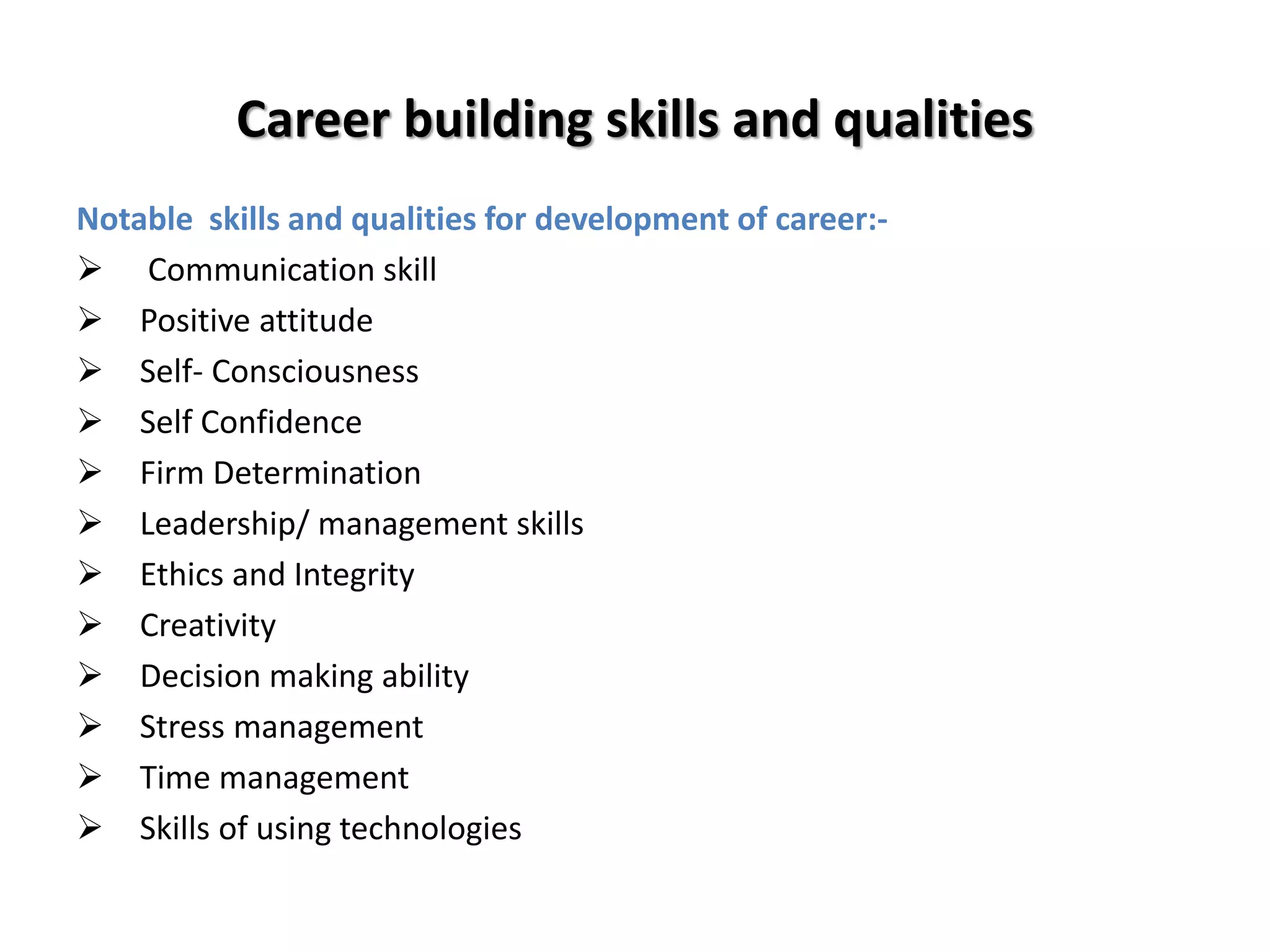 Career and career development | PPTX
